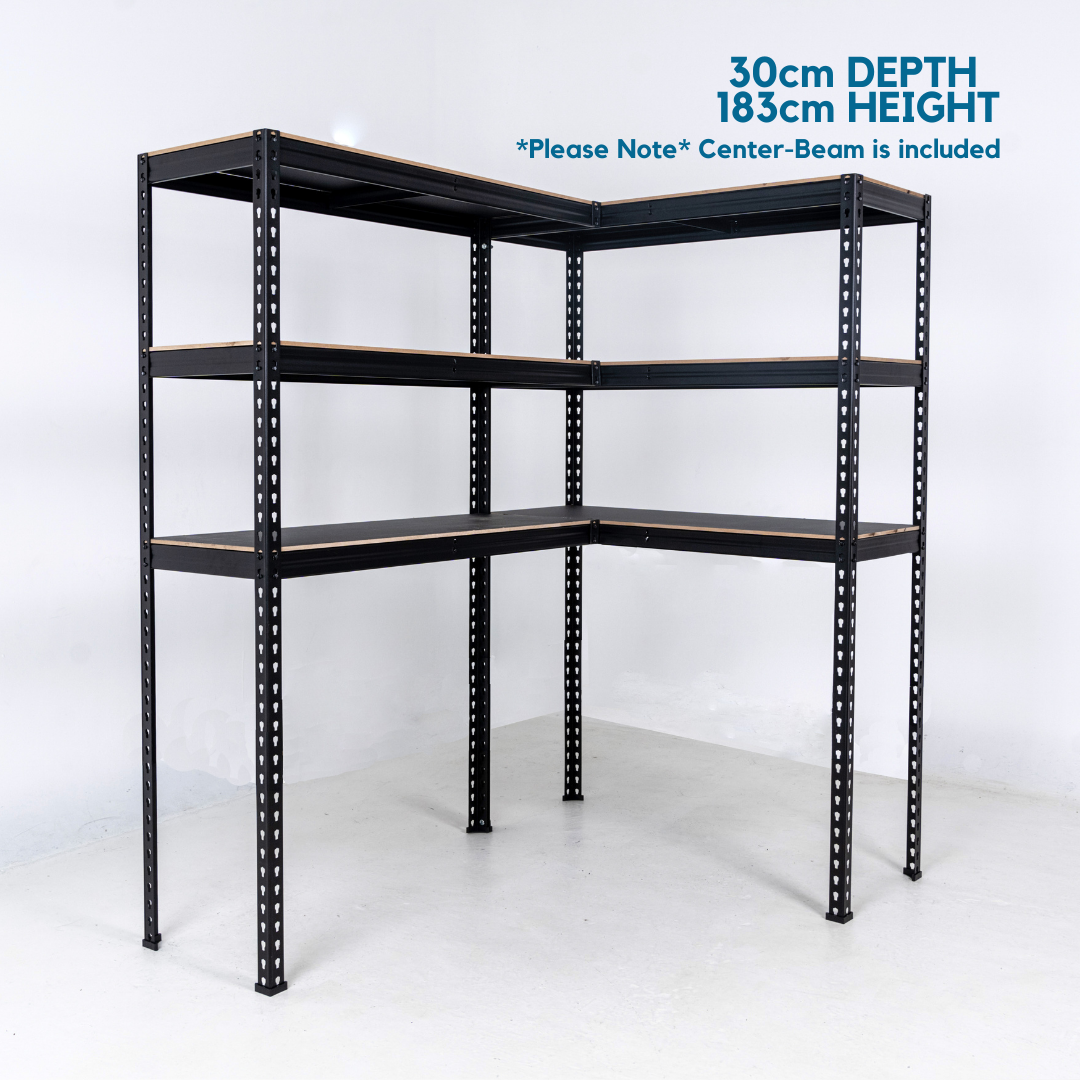 PVC Wood Deck Boltless L Rack (3-Levels)(30cm Depth) – PG STORAGE ...